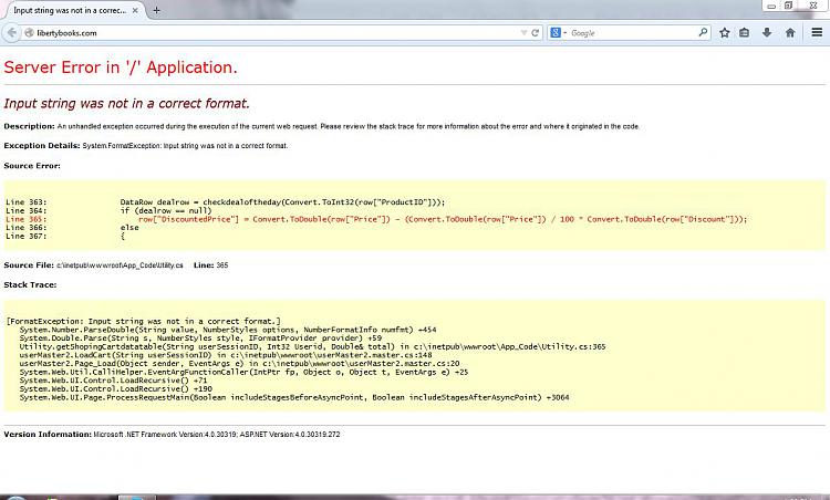 Server Error In Application Windows 7 Help Forums