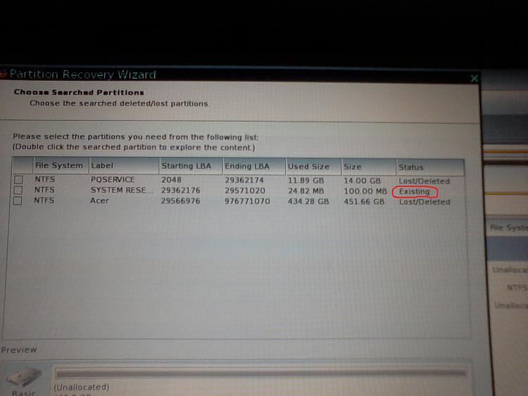 Bcd Missing Status0xc000000f And Diskpart Wont List My Main Partition Solved Windows 7 Forums