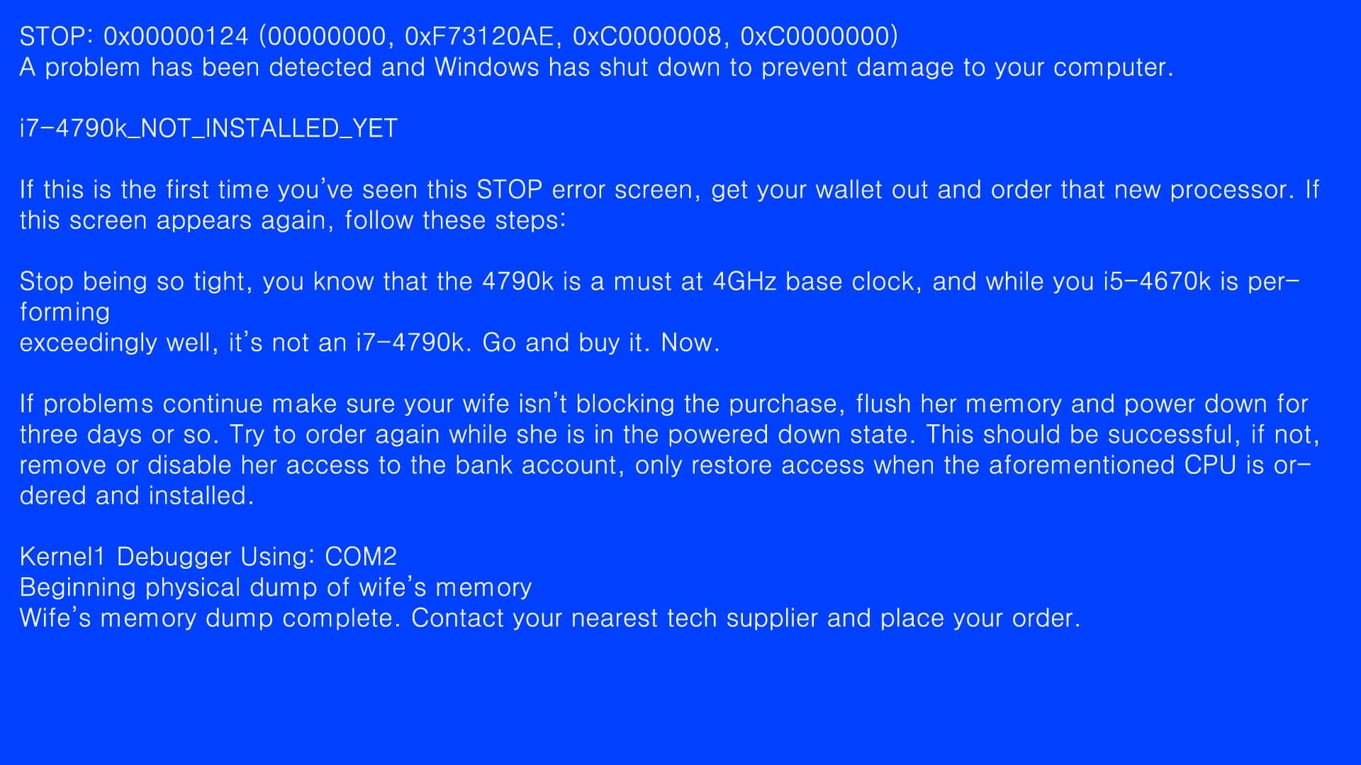 BSOD's are scary! - Windows 7 Forums