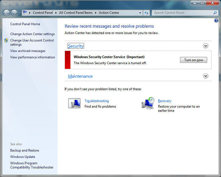 Disable Action Center Notifications Windows 7 Forums