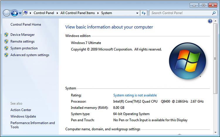 Incorrect System Info Solved - Windows 7 Forums Incorrect System Info Solved - Windows 7 Forums