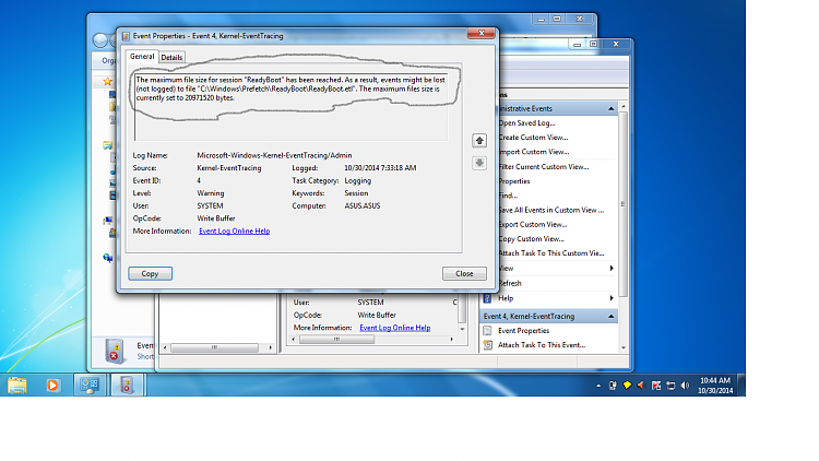 Keep getting two event errors due to ready boost - Windows 7 Forums Keep getting two event errors due to ready boost - Windows 7 Forums