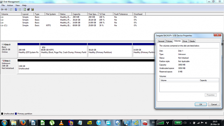 Hard Disk Asks To Initialize Shows No Partitions And Bad Disk In Pw Windows 7 Forums
