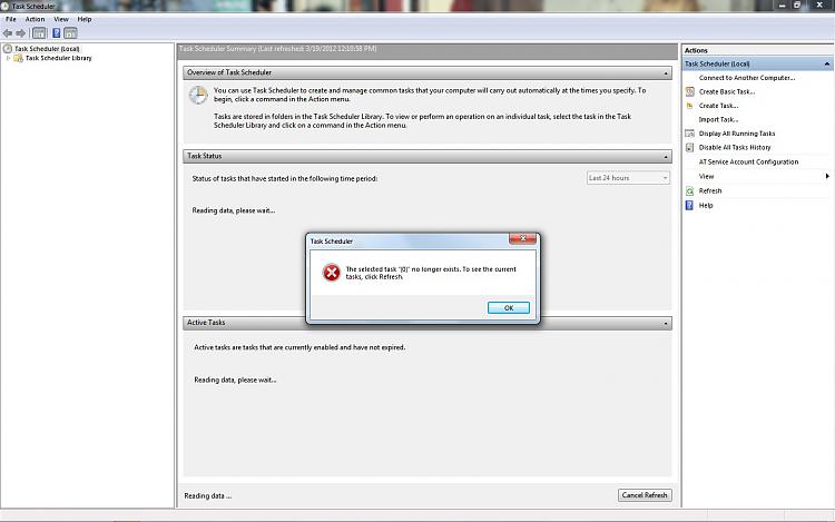 Task Scheduler Unable To Load Task Statusactive Tasks At Startup Windows 7 Forums