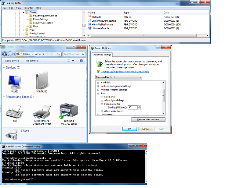 Why No Hibernate Option Solved Windows 7 Forums