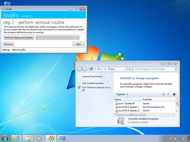 Uninstall Old Java Version - Cannot Find Solved - Windows 7 Help Forums Uninstall Old Java Version - Cannot Find Solved - Windows 7 Help Forums