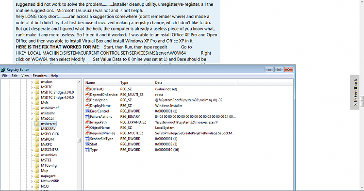 error 1719 - Windows 7 Forums error 1719 - Windows 7 Forums