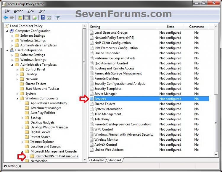 Services MMC Snap-in - Enable or Disable | Tutorials Services MMC Snap-in - Enable or Disable | Tutorials