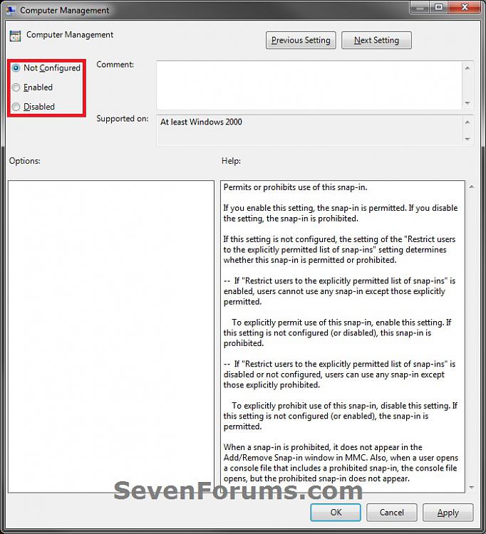 Computer Management MMC Snap-in - Enable or Disable | Tutorials Computer Management MMC Snap-in - Enable or Disable | Tutorials