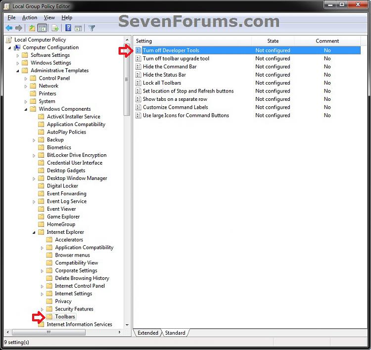 Internet Explorer F12 Developer Tools - Enable or Disable | Tutorials Internet Explorer F12 Developer Tools - Enable or Disable | Tutorials