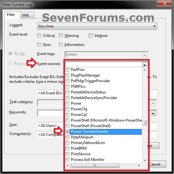 Wake Source Read Event Viewer Log Tutorials 7377