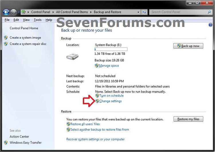 Backup User And System Files Create Shortcut Tutorials 2170