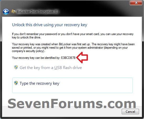 Bitlocker Drive Encryption Unlock A Locked Data Or Removable Drive