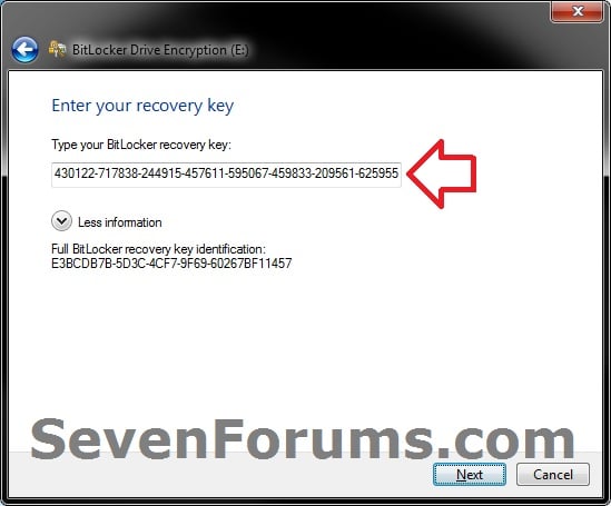 Bitlocker Drive Encryption Unlock A Locked Data Or Removable Drive