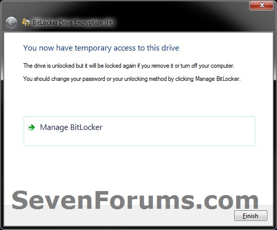 Bitlocker Drive Encryption Unlock A Locked Os Drive Tutorials