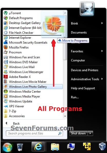 Start Menu Auto Arrange by Name - Enable or Disable | Tutorials Start Menu Auto Arrange by Name - Enable or Disable | Tutorials