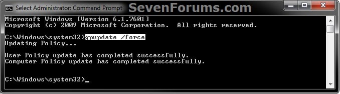 Force Group Policy Update Using Command Prompt Youtube Force Group Policy Update Using Command Prompt Youtube