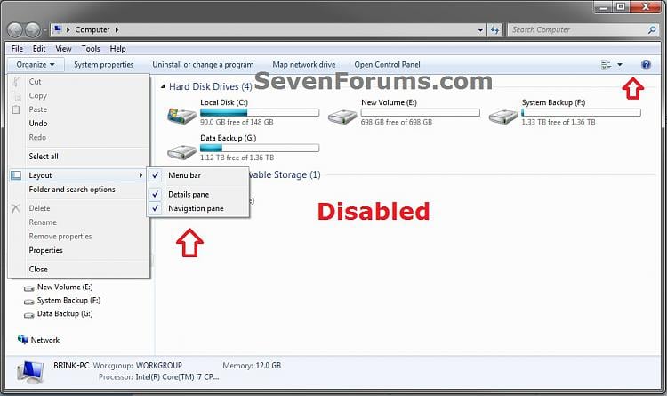 Preview Pane - Enable or Disable in Windows 7 | Tutorials Preview Pane - Enable or Disable in Windows 7 | Tutorials
