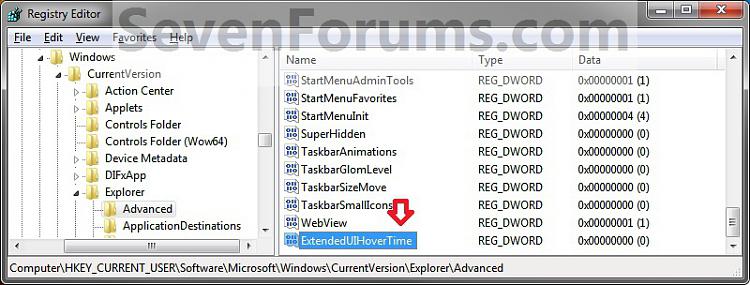Taskbar Thumbnail Previews - Change Delay Time | Tutorials Taskbar Thumbnail Previews - Change Delay Time | Tutorials