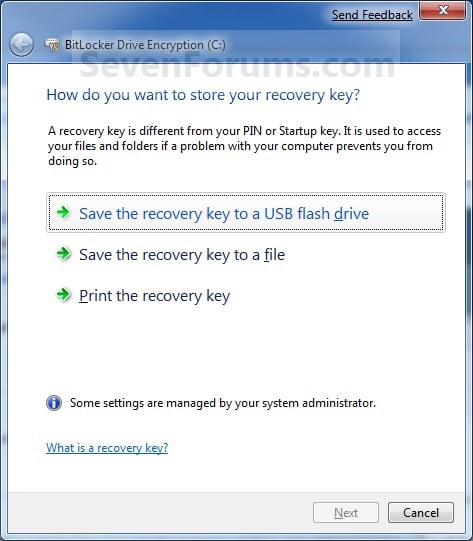 Bitlocker Drive Encryption Windows 7 Drive Turn On Or Off With No