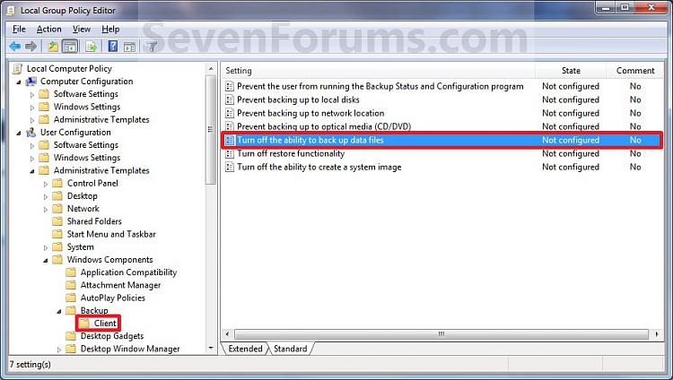 Backup User And System Data Files Enable Or Disable Tutorials
