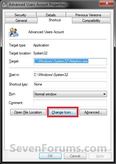 Advanced User Accounts Shortcut - Create | Tutorials Advanced User Accounts Shortcut - Create | Tutorials