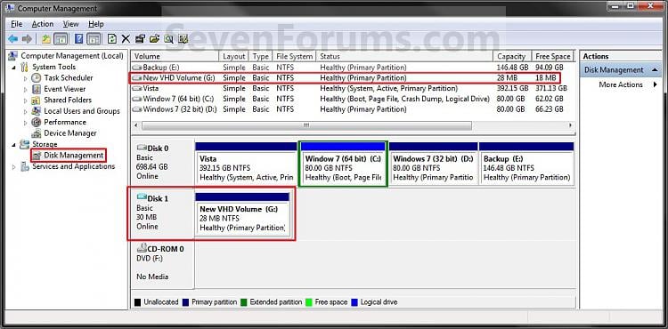 Virtual Hard Disk - Create and Attach VHD | Tutorials Virtual Hard Disk - Create and Attach VHD | Tutorials