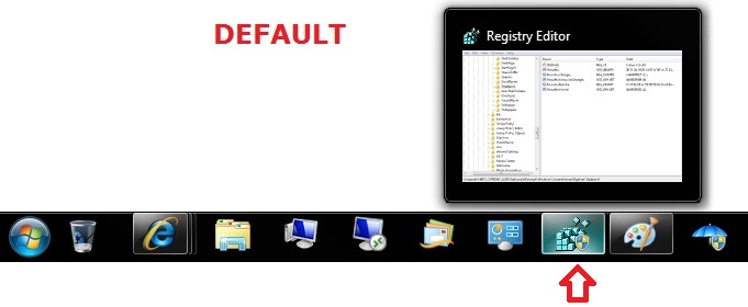 Taskbar Thumbnail Previews - Change Size | Tutorials Taskbar Thumbnail Previews - Change Size | Tutorials