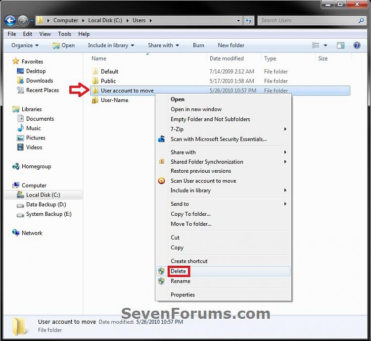 User Profile - Change Default Location | Tutorials User Profile - Change Default Location | Tutorials