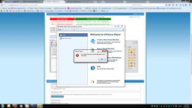Vmware Player Error While Powering Onthe File Specified Is Not A Vi Windows 7 Forums