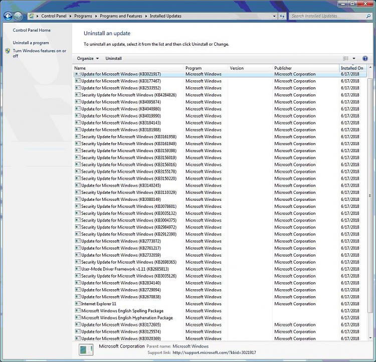 Help! Unable to Install Windows Update KB3125574 - Windows 7 Forums Help! Unable to Install Windows Update KB3125574 - Windows 7 Forums